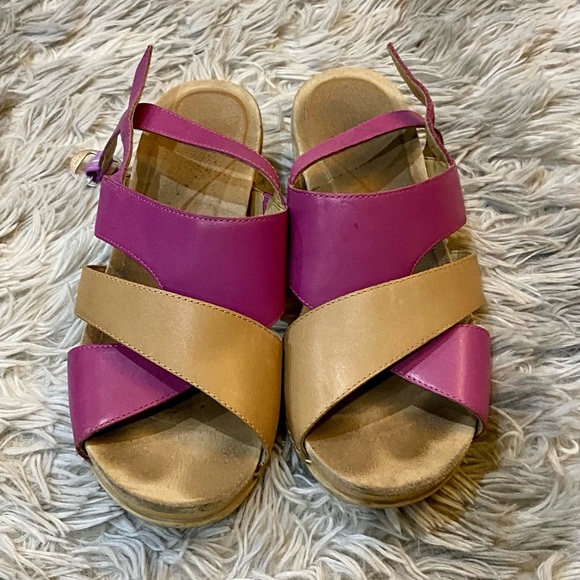 Dansko | Shoes | Dansko Womens Thea Orchid Slingback Leather Clog ...